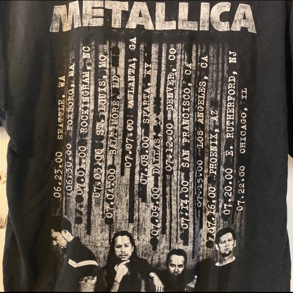 Shirts | Vintage Metallica 1999 Tour Band Tee | Poshmark
